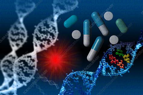 Designer DNA Illustration Stock Image C024 4098 Science Photo Library
