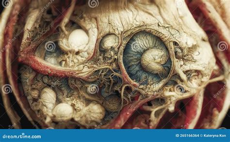 Teratoma Or Dermoid Cyst Illustration Stock Illustration