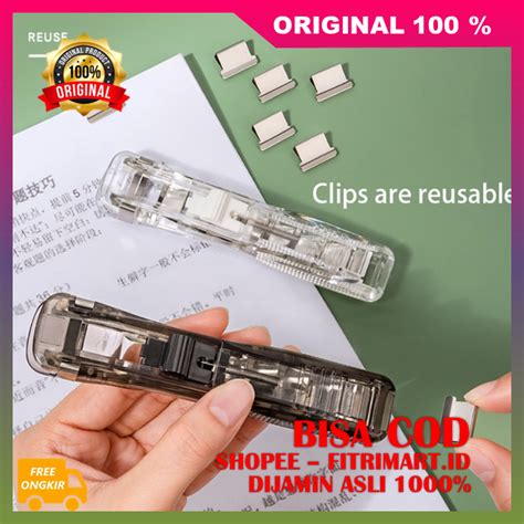 Fastener Clip Automatic Paper Clip Tool 100 Original Paper Binder Clip