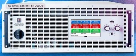 Ea Unveiling High Power And High Efficiency Battery Testing New Products