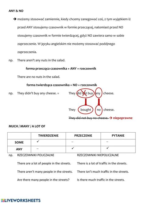 Quantifiers Online Activity For Grade 7 Live Worksheets