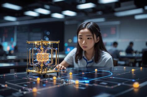 Premium Ai Image Quantum Computing Education Navigating The World Of