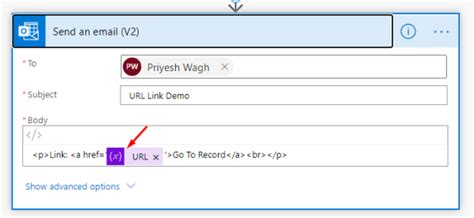 Generate Dynamics 365 Record Link In A Flow Using Cds Connector Power