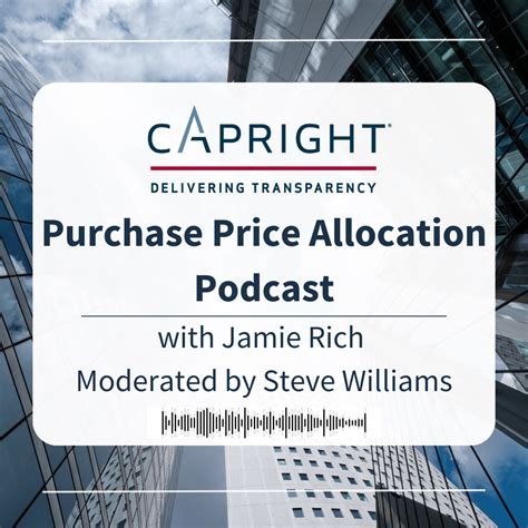 PODCAST RELEASE Purchase Price Allocation Capright