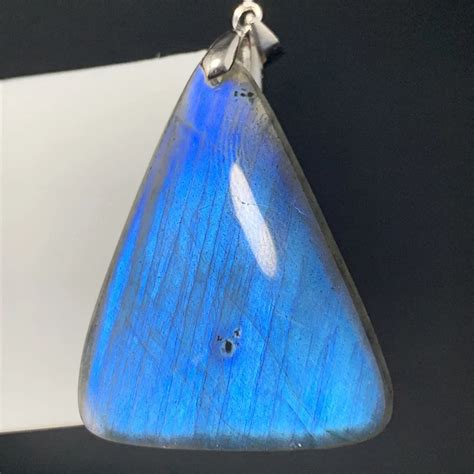 Royal Blue Labradorite Pendants For Women With Full Blue Light And Star