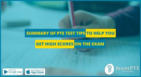 Summary Of Pte Test Tips To Help You Get High Scores On The Exam Free Online Pte Practice