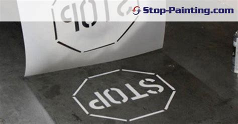 Using Stencils To Organize Parking Lots Stop Blog