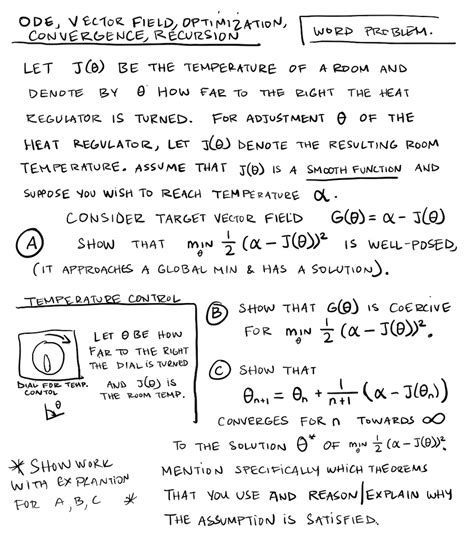 Ode Vector Field Optimization Convergence