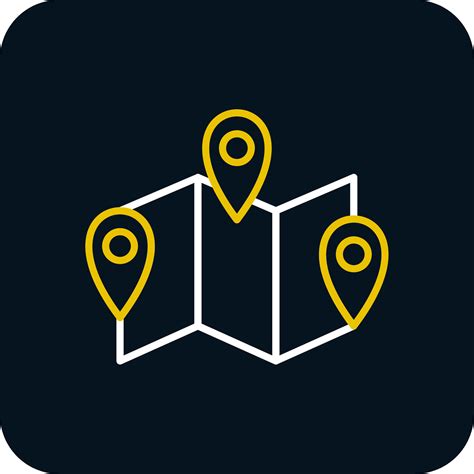 Map Line Yellow White Icon 44130160 Vector Art At Vecteezy