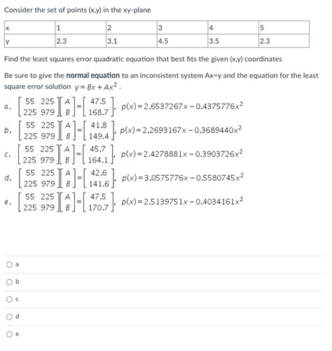 Solved Consider The Set Of Points X Y The Xy Plane X Chegg Com