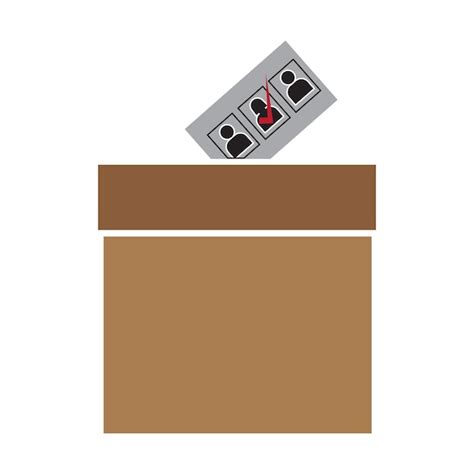 Premium Vector Election Or Vote Box Icon Vector Illustration