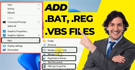 Add Reg Bat Vbs In New Context Menu File Download