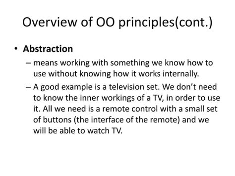 Object Oriented Programming Examples Ppt
