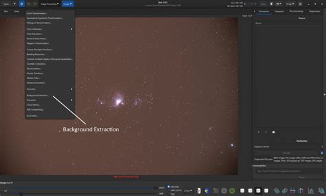 A Guide To Stacking Background Extraction And Stretching Professor