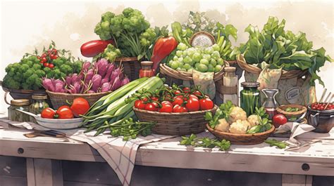 菜市场菜品蔬菜插画图片 包图网