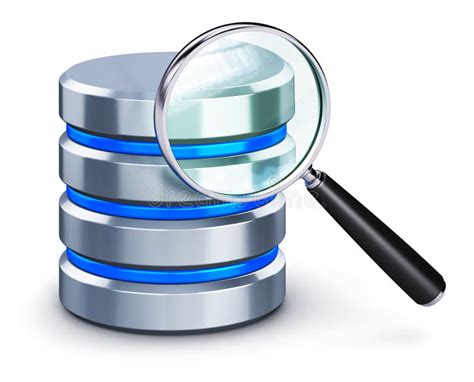 Hard Disk And Database Icon Stock Illustration Illustration Of Information Network 25070551