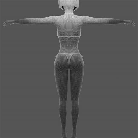 Sexy Girl Female 3d Model 3d Model 47 Unknown Fbx Obj Free3d