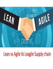 PPT Lean Vs Agile Vs Leagile Supply Chain Pdf Lean Vs Agile Vs