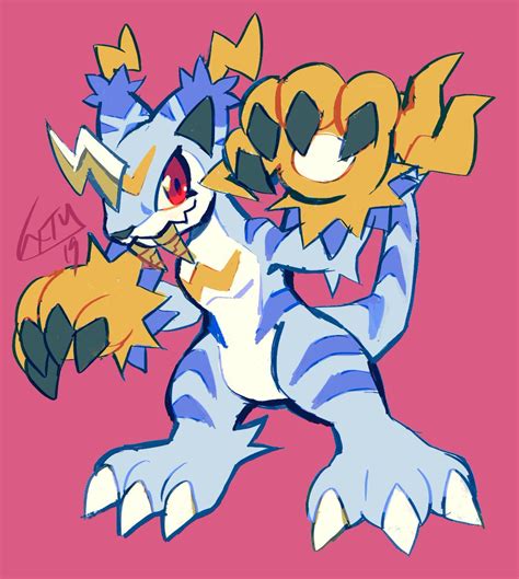 Gatomon And Veemon