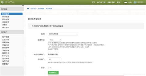 内网穿透工具natapp的使用说明简介 natapp怎么删除隧道 csdn博客