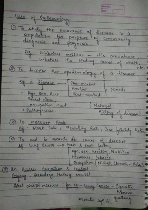 What Are The 5 Uses Of Epidemiology Provide An Example Of Each