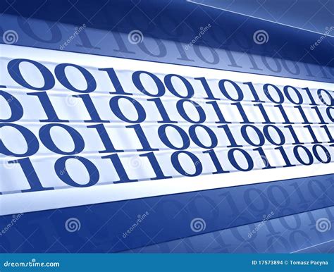 Binary Code Background Stock Illustration Illustration Of Energy