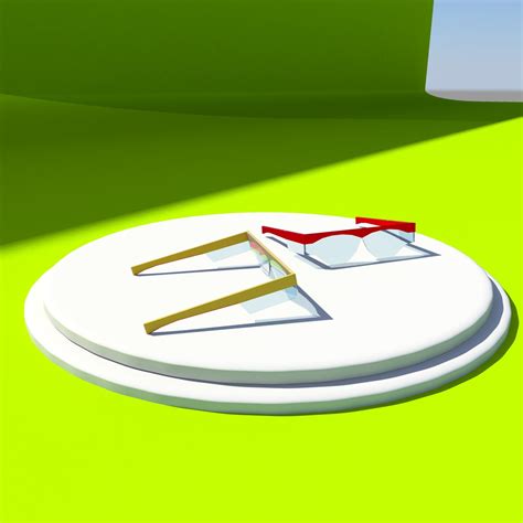 3d Glasses 3d Model Model Turbosquid 2118944