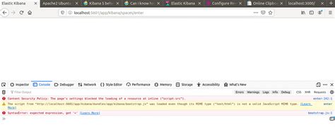 Kibana Behind Apache Reverse Proxy Kibana Discuss The Elastic Stack
