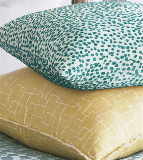 Tapir Decorative Pillow In Teal Eastern Accents