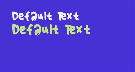 Default Text Free Font What Font Is