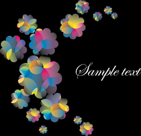 아름 다운 꽃 배경 벡터 일러스트 레이 션 Eps Uidownload