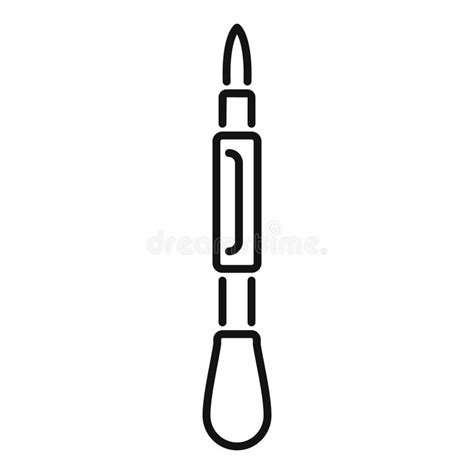 Screwdriver Bit Icon Showing Tool For Repairing Stock Vector