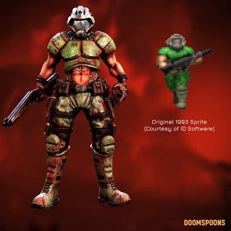 Heres Classic Doomguy 217 Out Of My Doom Models Going To 3d Print