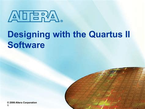 Designing With Quartus II