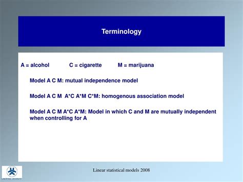 Ppt Count Data Contingency Tables And Log Linear Models Powerpoint