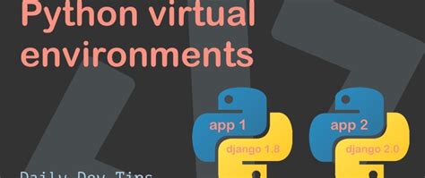 python virtual environments dev community