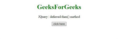 Método JQuery diferido then Barcelona Geeks