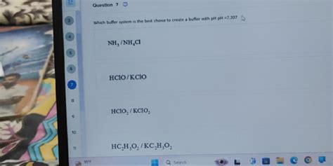 Question Which Buffer System Is The Best StudyX