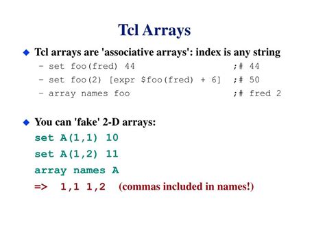 Ppt Programming Using Tcltk Powerpoint Presentation Free Download