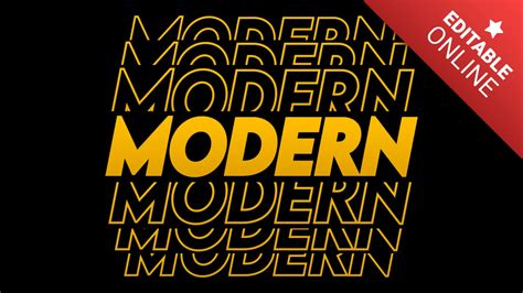 Modern Stroke Text Effect Font Generator