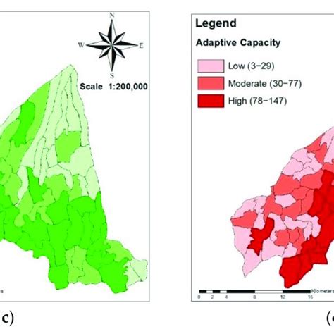 Socio Economic Vulnerability Map In 2020 A Vulnerability Map B Download Scientific