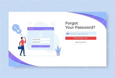Premium Vector Man Forgetting His Password Illustration This Design