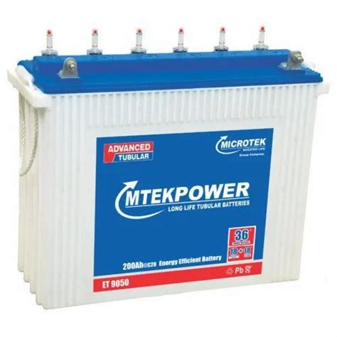 Ah Microtek Tubular Battery V Model Name Number Et At Unit In Muzaffarpur