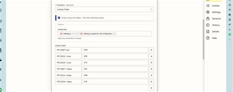 How Do I Combine Multiple Values In The Left Hand Side Or Key Input Fields Of A Lookup Table