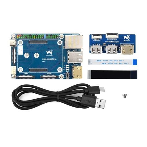 Cm4 Io Base A Usb Hdmi Adapter For Raspberry Pi Compute Module 4 Ws
