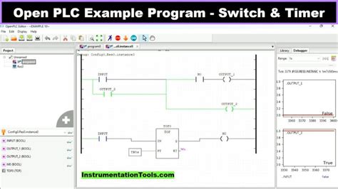Learn From Open Plc Example Program With Switch And Timer S Bharadwaj Reddy