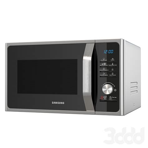 Микроволновая печь Samsung MS23F302TQS - Техника - 3D Модель