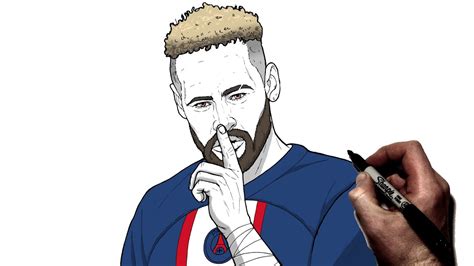 How To Draw Neymar