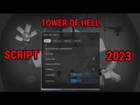 Tower Of Hell Script Roblox Pastebin WOLF HUB YouTube