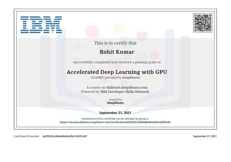 Rohit Kumar On Linkedin Ibm Certified Deep Learning